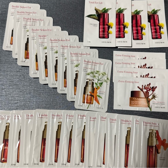 Clarins | Skincare | Clarins Deluxe Samples Lot Of 3 Double Serum ...